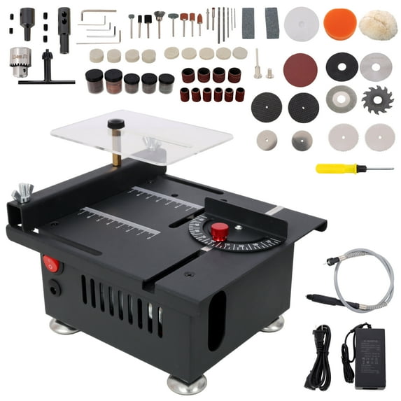 Cordless Drill 100W Multi-Functional Table Saw Mini Desktop Electric ...