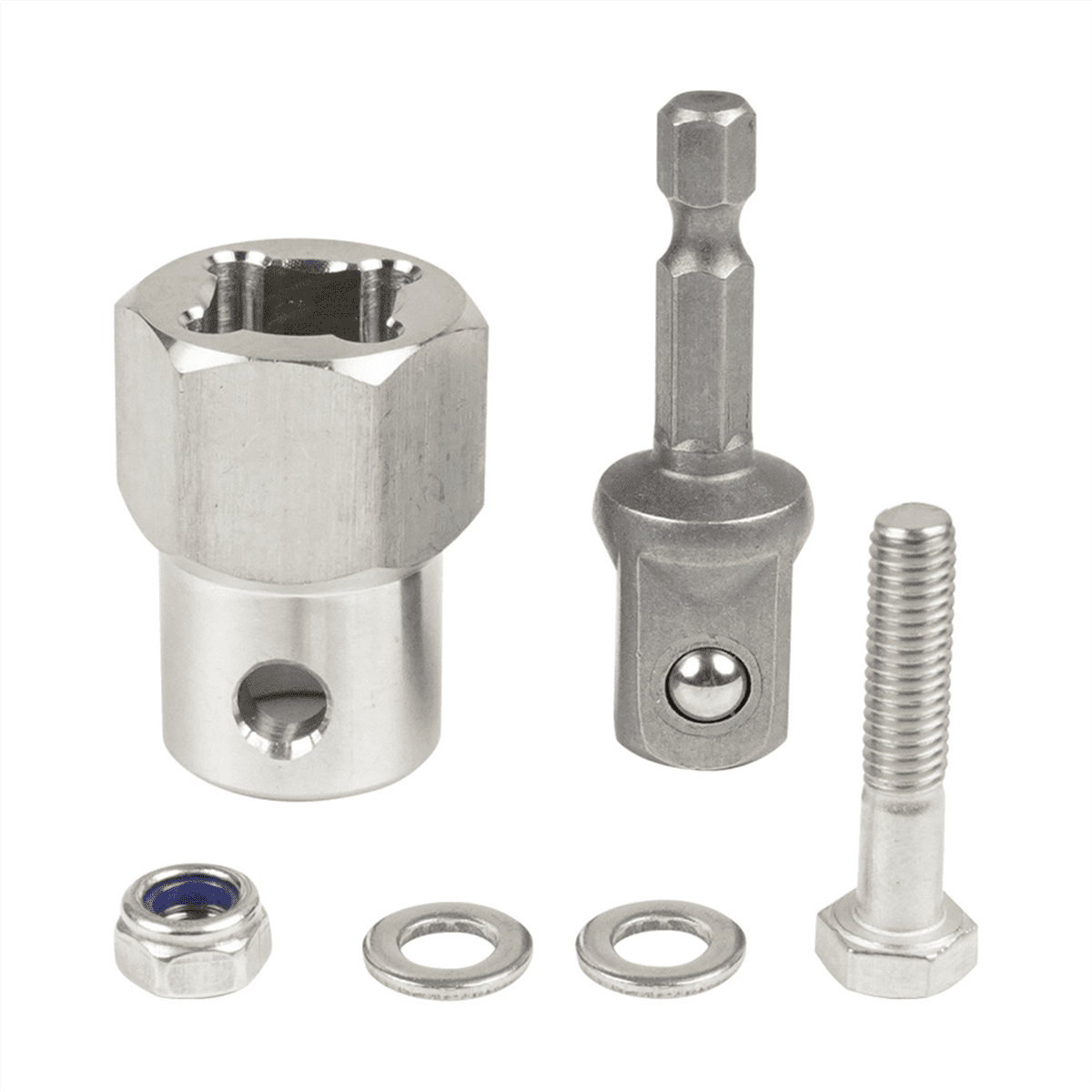 Cordless Drill Adapter Bit with 1/2 Inch Socket for Trailer Jack Crank ...