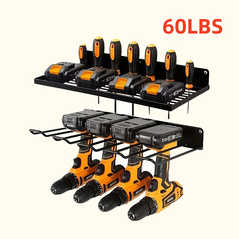 [Cordless Drill Hanger Organizer] Wall Mount Power Tool Organizer with ...