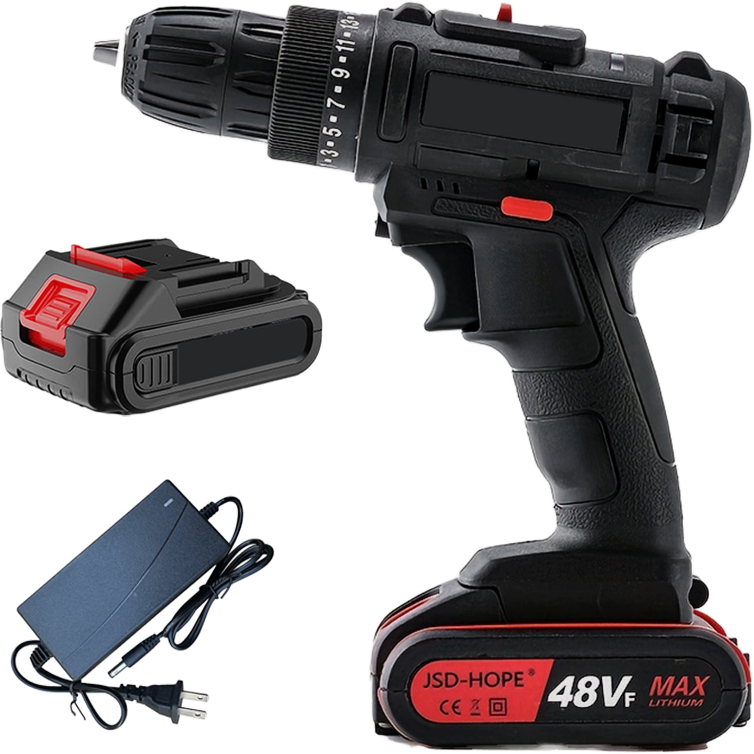 Cordless Drill&Impact Driver Combo-21V Lithium-Ion Rechargeable Hand ...