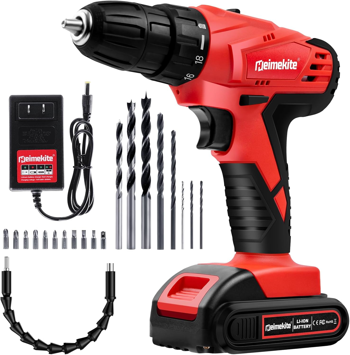 Cordless Drill Set, 2025 Upgraded 20V Power Drill Cordless, Electric ...
