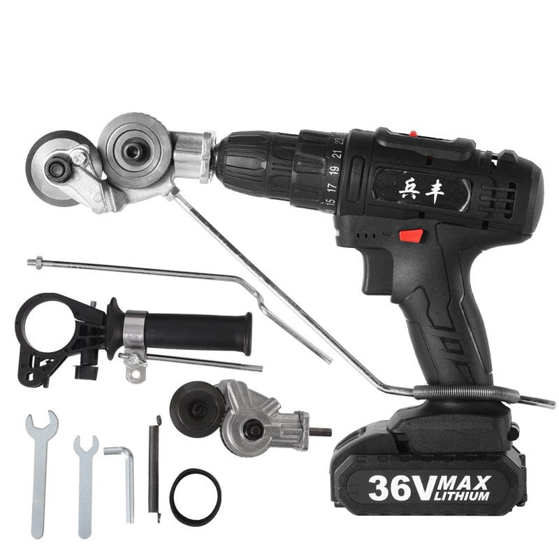 Cordless Drill Sheet Metal Cutting Attachment, Professional Metal Plate ...