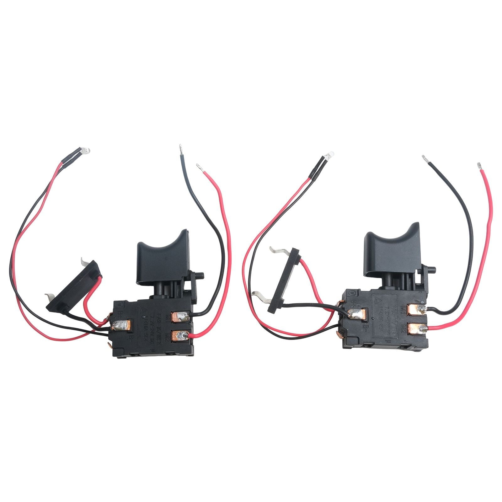 Cordless Drill Trigger Switch 2PCS Built in Lighting and Speed Control ...