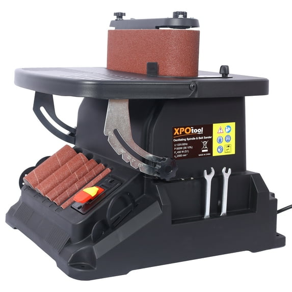 Cordless Drill Vertical Oscillating Spindle Sander & Belt Sander, 2 IN ...
