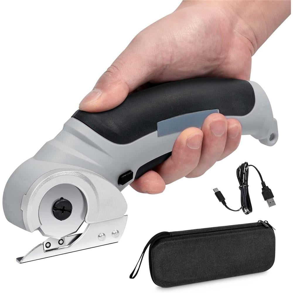 Cordless Electric Box Cardboard Cutter - Rechargeable Power Rotary ...