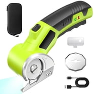 Jellas Cordless Electric Scissors, 4V Rechargeable Cardboard Cutter for ...
