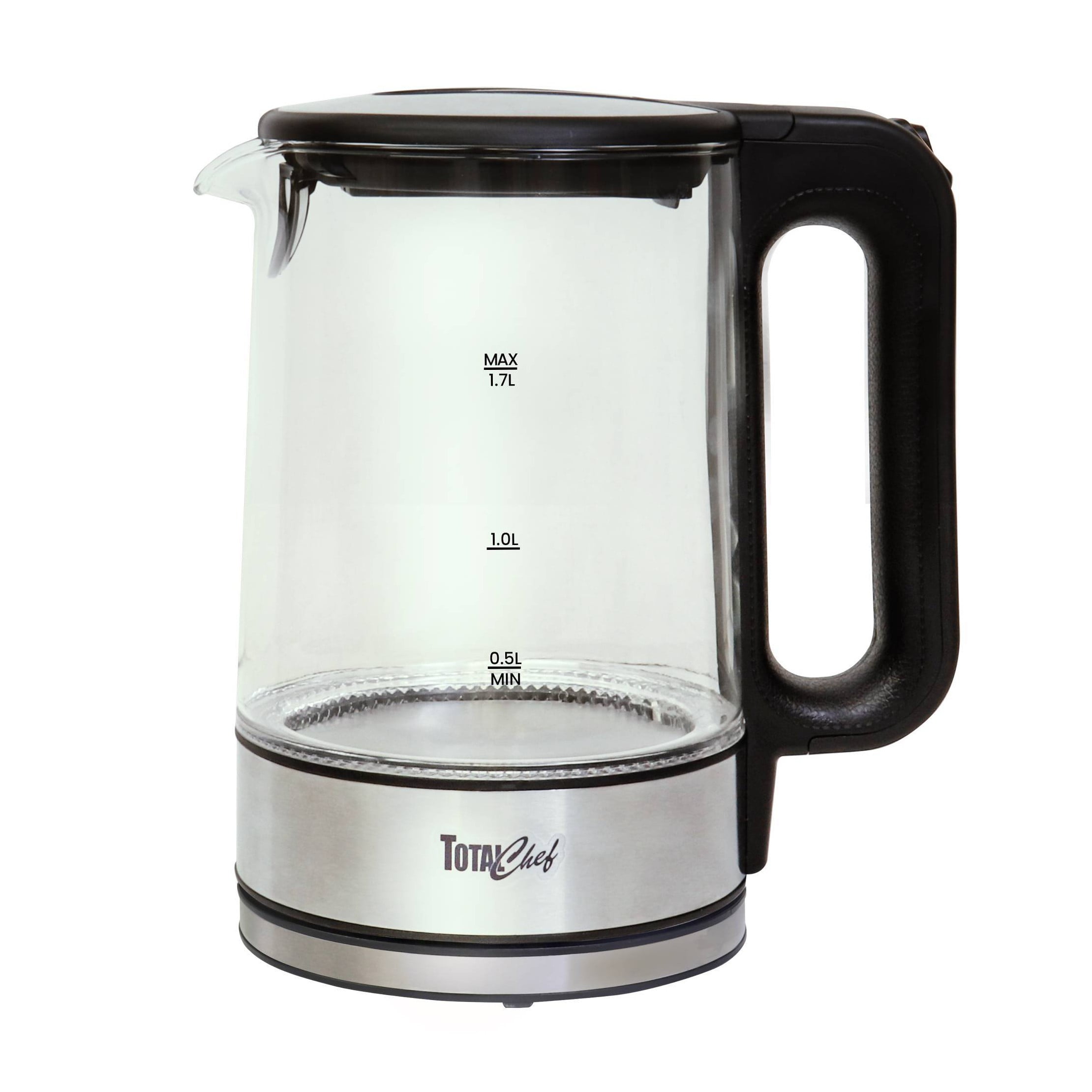 Cordless Electric Glass Kettle LED Light 1.8 QT/1.7L - Walmart.com