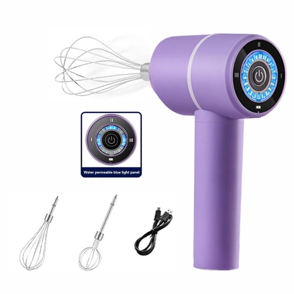 Cordless Electric Hand Mixer Continuously Variable Electric Handheld ...