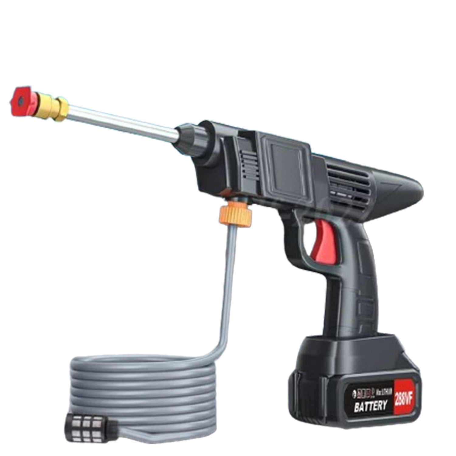 Cordless Electric High Pressure Water Spray Gun Portable Car Washer ...
