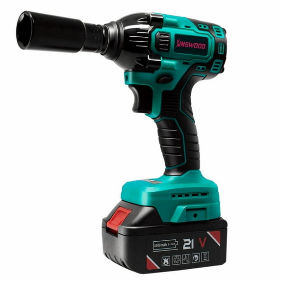 Cordless Electric Impact Wrench Gun 1/2'' High Power Driver Li-ion Battery NEW - Walmart.com