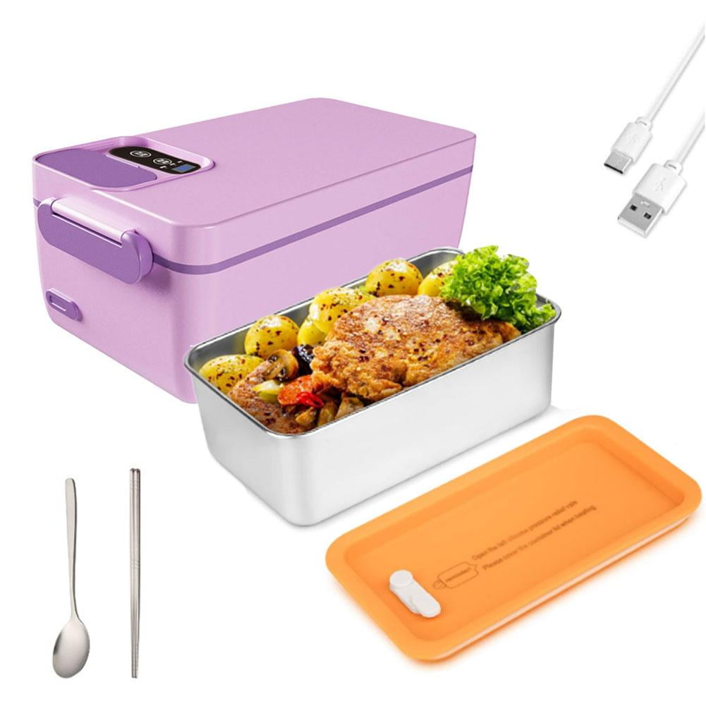 Cordless Electric Lunch Box, 1.2L Self Heating Lunch Boxes with ...