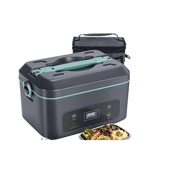 Cordless Electric Lunch Box, 5.1 Cups Heated Lunch Box Battery Powered ...