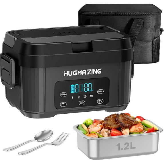 Cordless Electric Lunch Box for Adults, Men & Women – Rechargeable Self ...