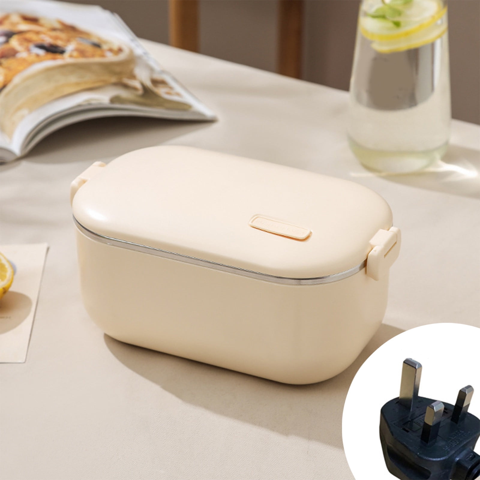 Cordless Electric Lunch Box for Adults,Rechargeable Self-Heating Food ...