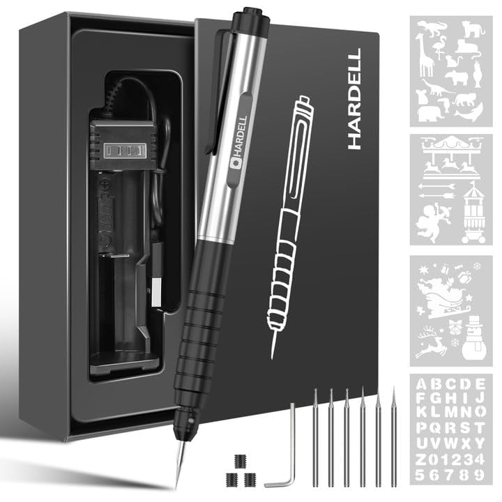 Cordless Electric Micro Engraving Pen,USB Rechargeable Cordless Rotary ...