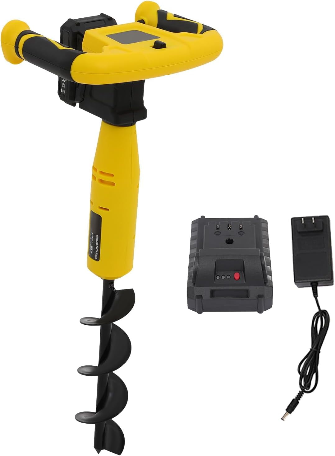 Cordless Electric Post Hole Digger, Earth Auger Hole Digger, Electric ...