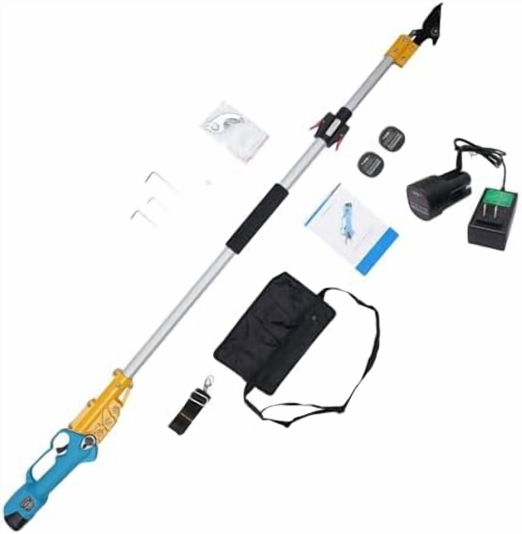 Cordless Electric Pruning Shears Telescopic Pole Pruner with 12 Inch ...