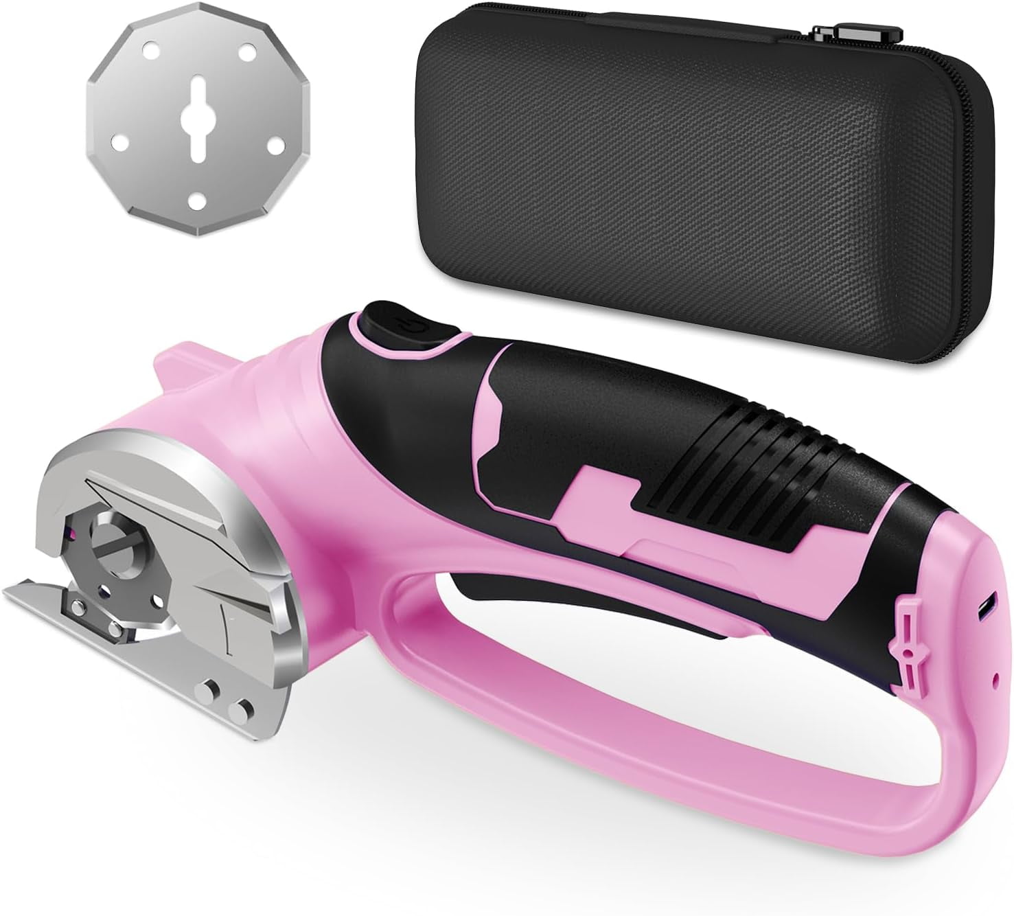 Cordless Electric Scissors, 4V Rechargeable Box Cutter & Cardboard ...