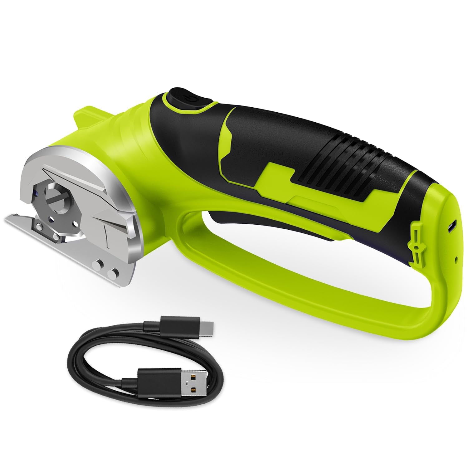 Cordless Electric Scissors, 4V Rechargeable Box Cutter & Cardboard ...