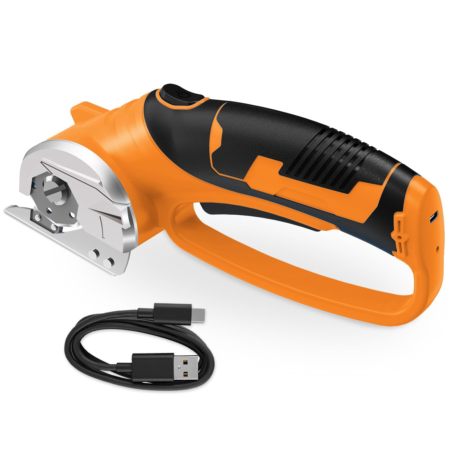 Cordless Electric Scissors, 4V Rechargeable Box Cutter & Cardboard ...
