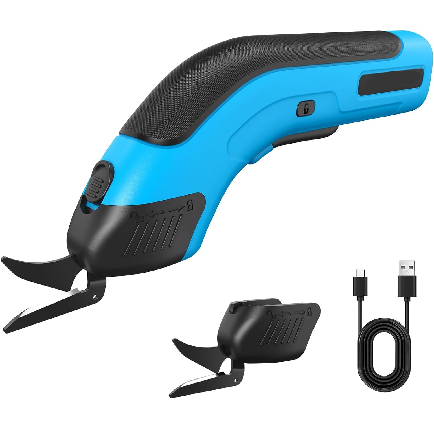 Cordless Electric Scissors, Cardboard Cutter Electric Fabric Scissors ...