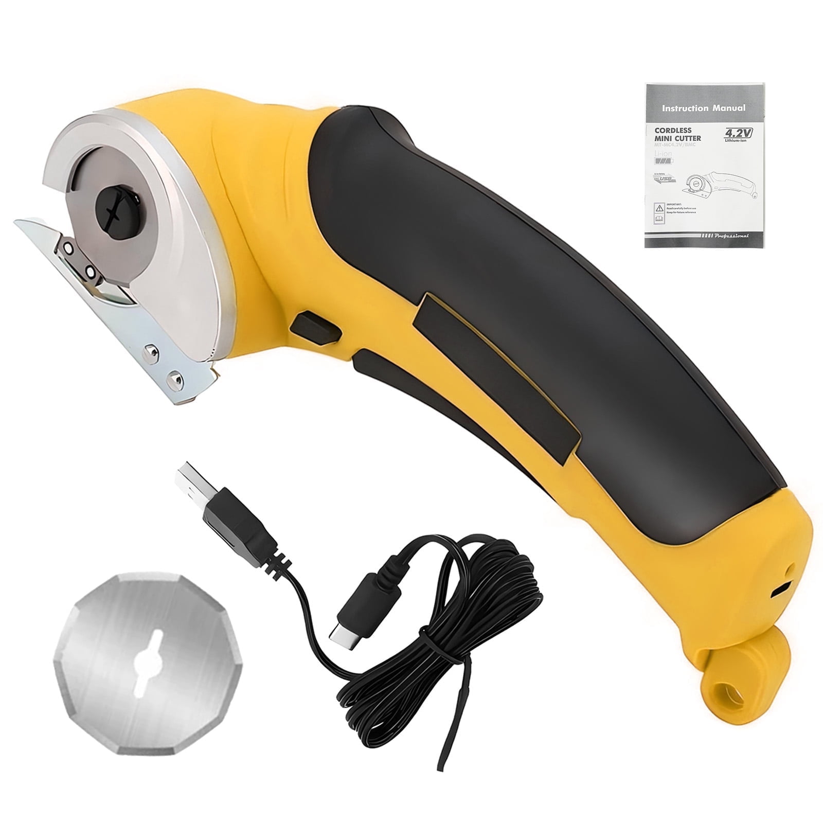 Cordless Electric Scissors, Cardboard Cutter, Rechargeable Powerful 4V ...