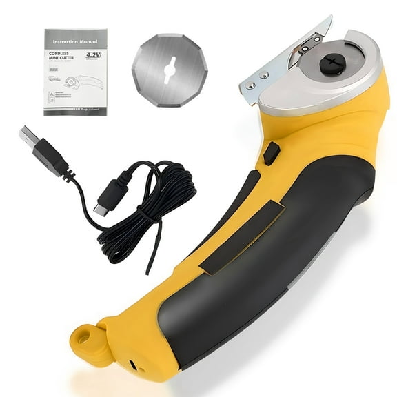 12V Lithium Battery Electric Scissors Fabric For Leather Cloth Cordless ...