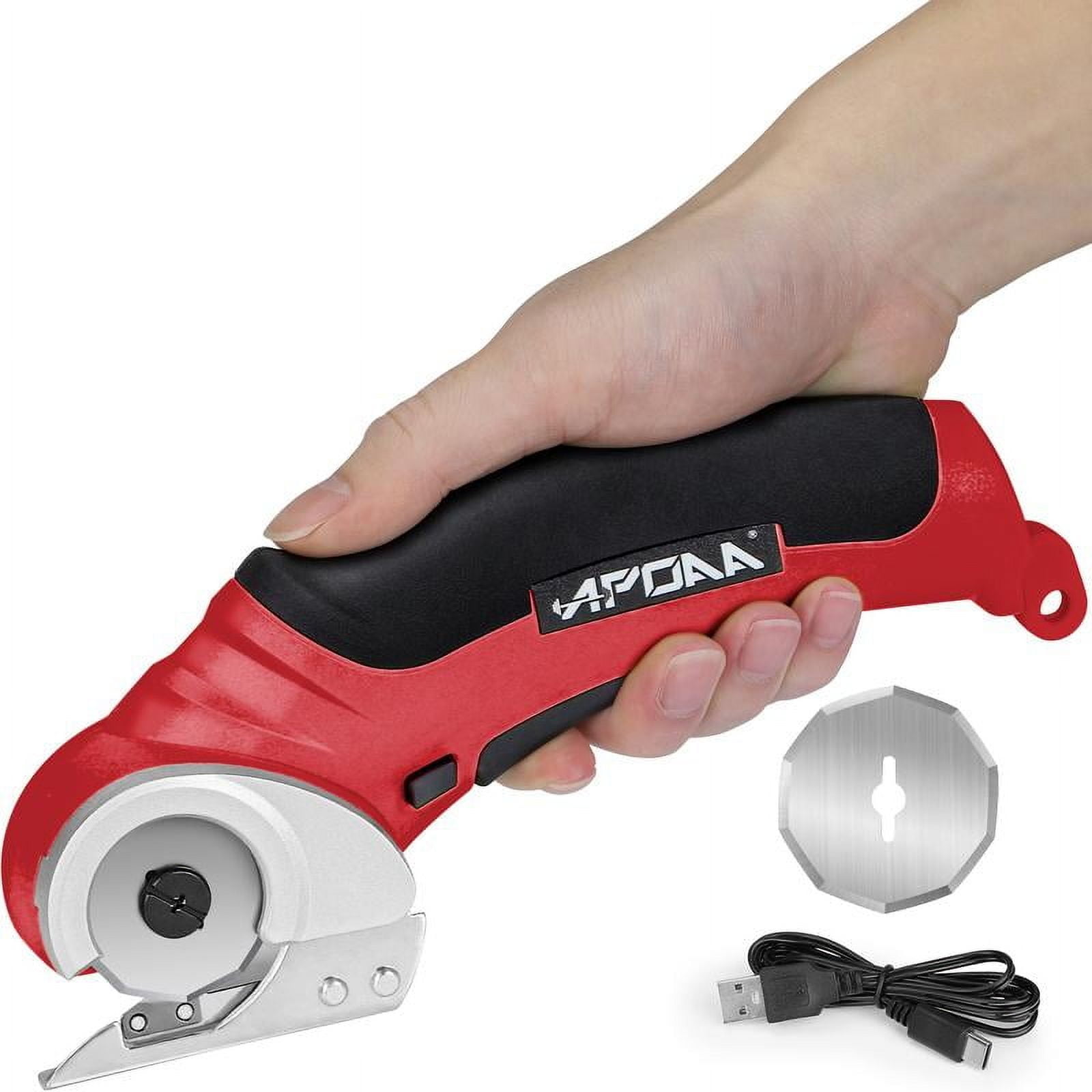 Cordless Electric Scissors, Electric Box Cutter W/Safety Lock & USB ...