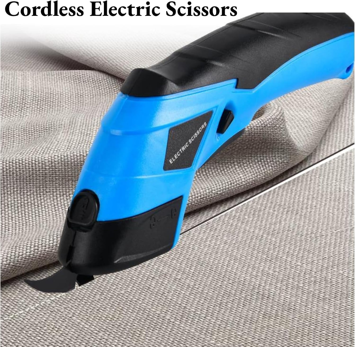 Cordless Electric Scissors, Rechargeable Carpet and Cardboard Cutter ...
