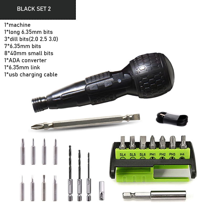 Cordless Electric Screwdriver Mini Drill Power Tools 3.6v 1800mah ...