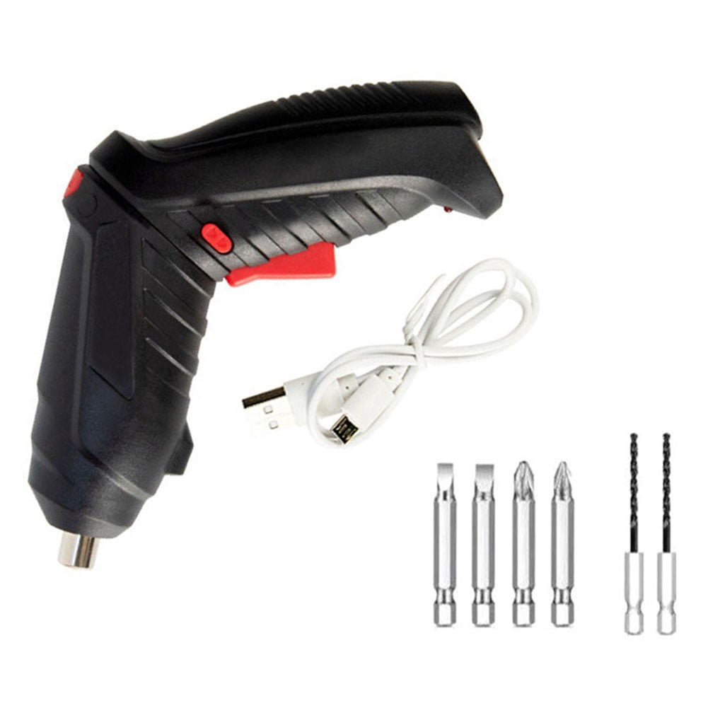 Cordless Electric Screwdriver Rechargeable Drill Driver Power Tool Bit ...