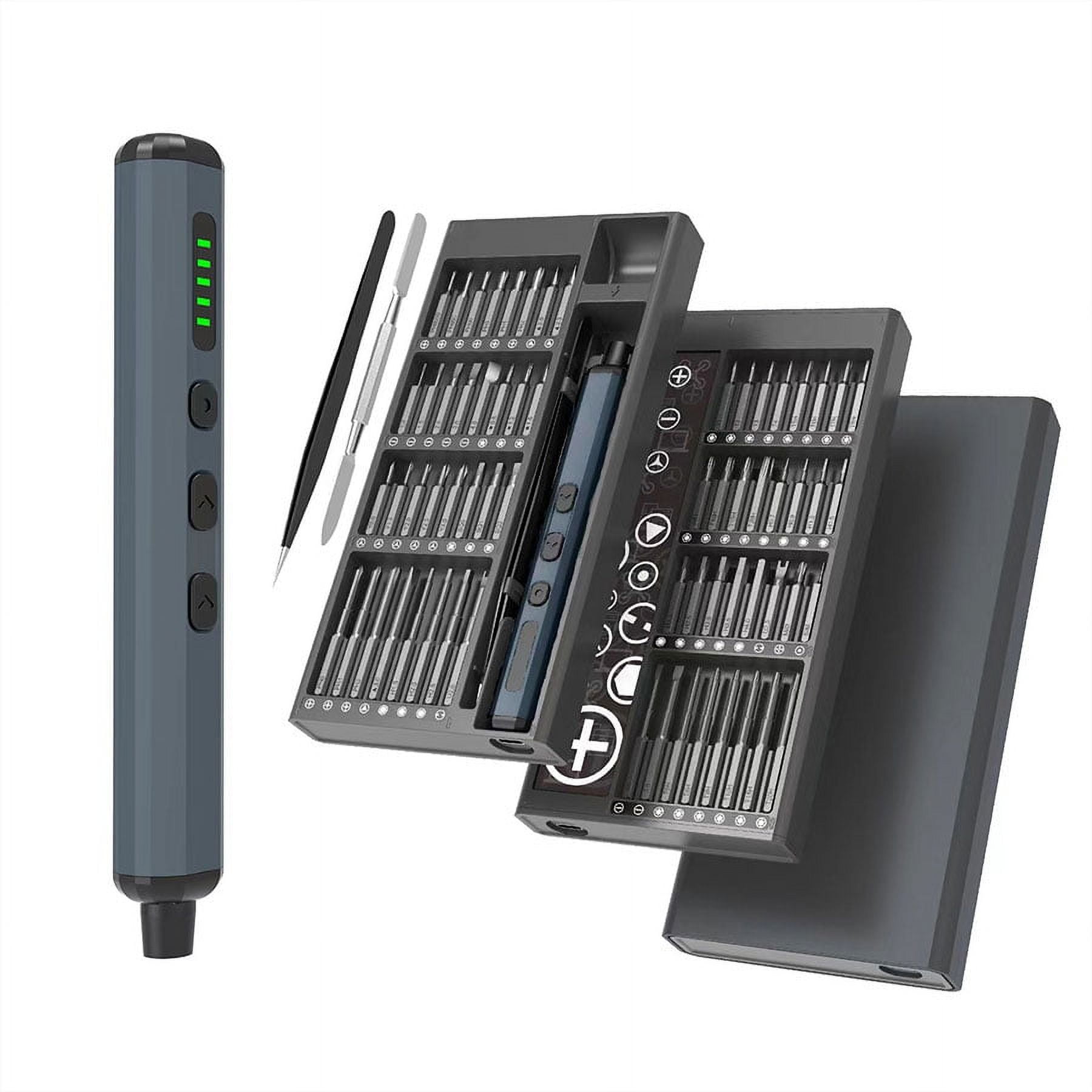 Cordless Electric Screwdriver Set 68 In 1 Precision Screwdriver Set ...