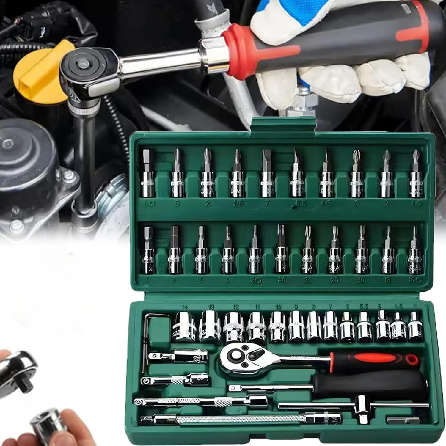 Cordless Electric Slim Ratchet Set, Electric Slim Ratchet, Electric ...