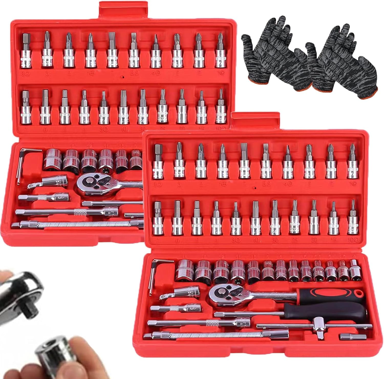 Cordless Electric Slim Ratchet Set, Slim Rechargeable Ratchet, Power ...