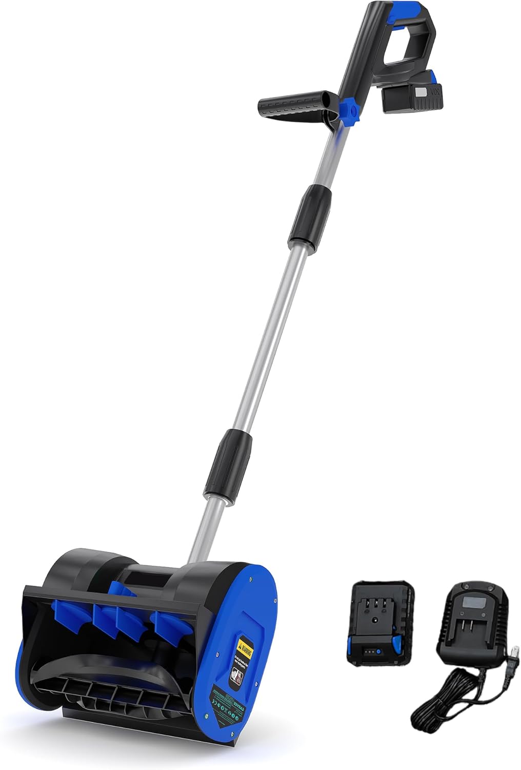 Cordless Electric Snow Shovel, Battery Operated with Adjustable Chute ...