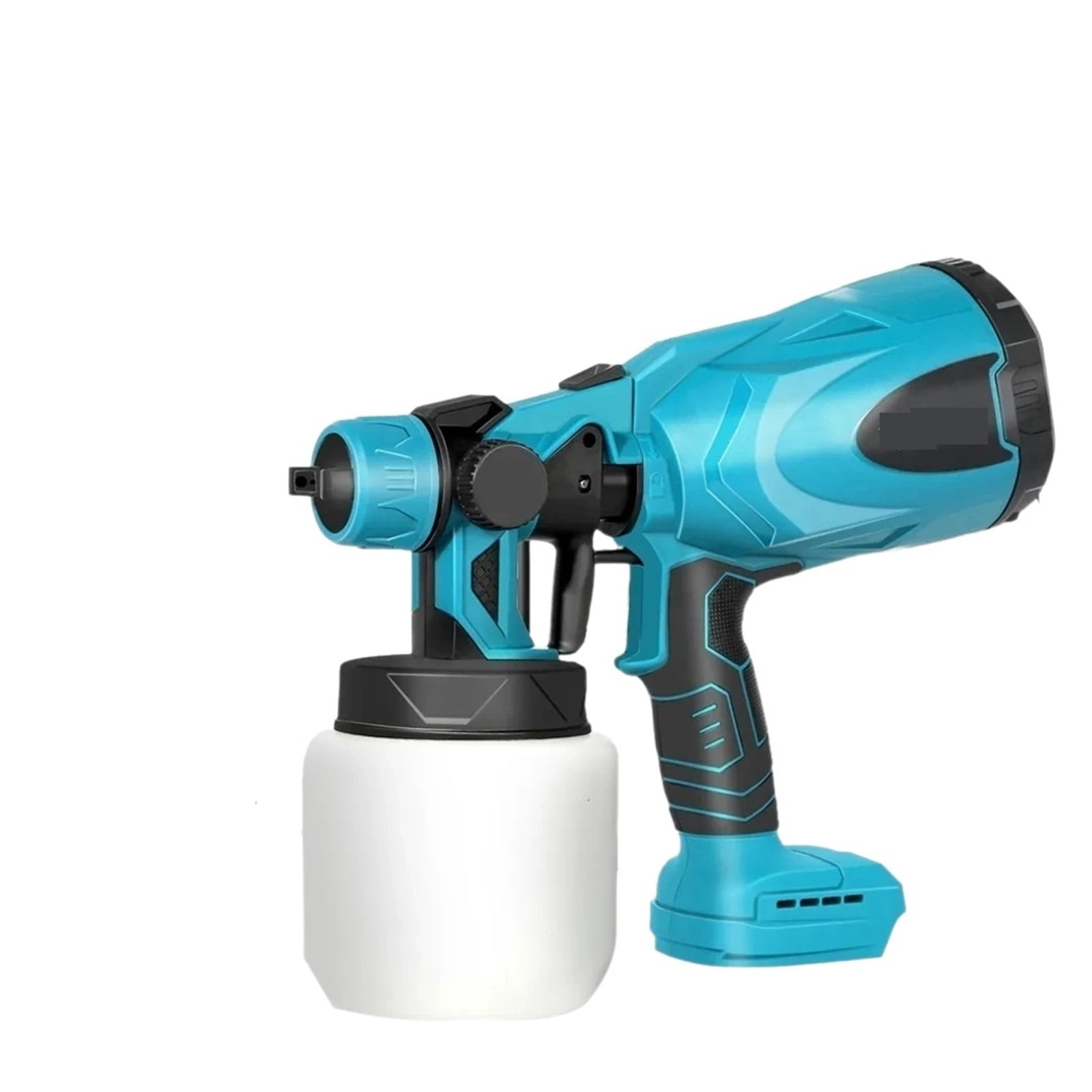 Cordless Electric Spray Gun 800ML Home Paint Sprayer Flow Control ...
