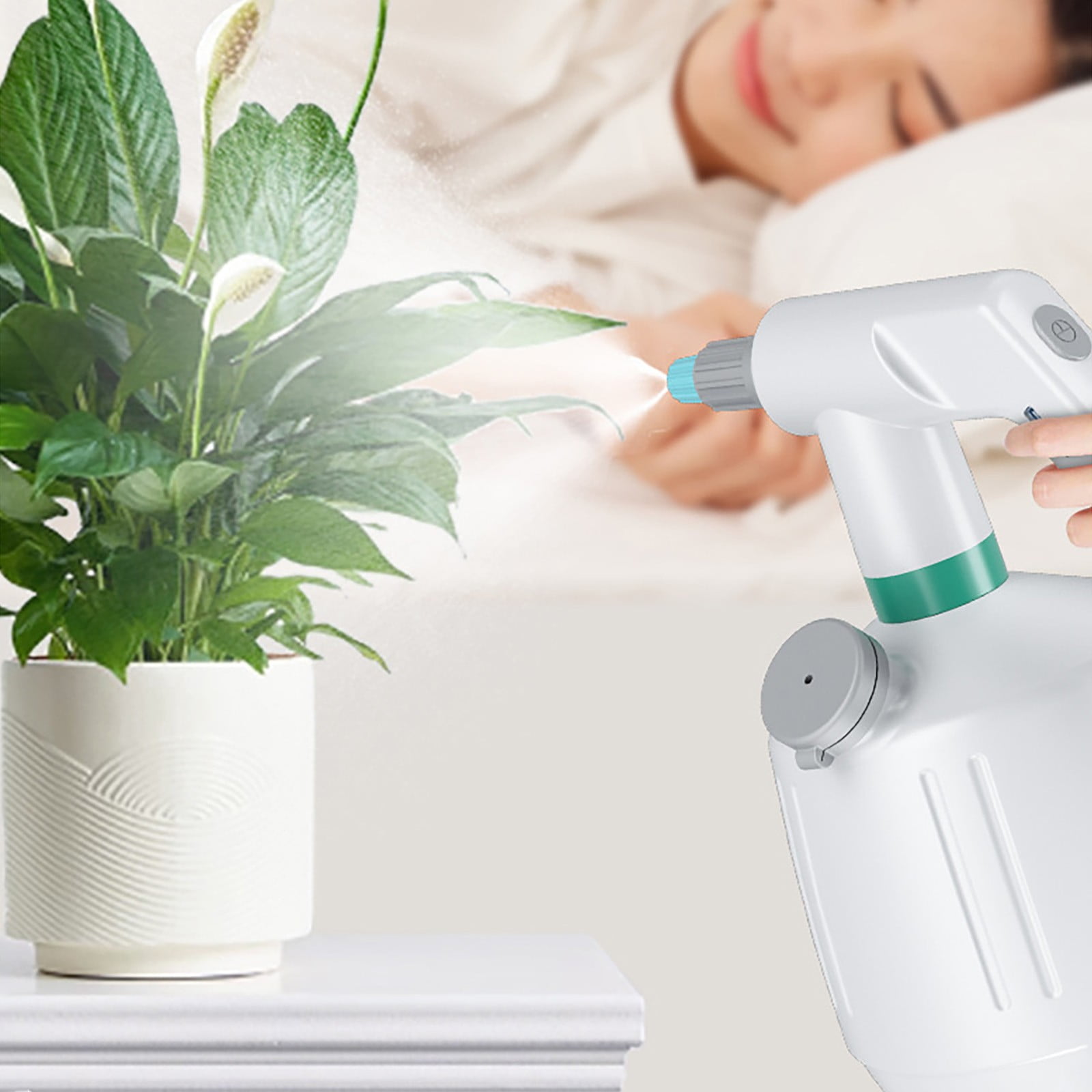 Cordless Electric Sprayer - 2L Rechargeable Electric Spray Bottle ...