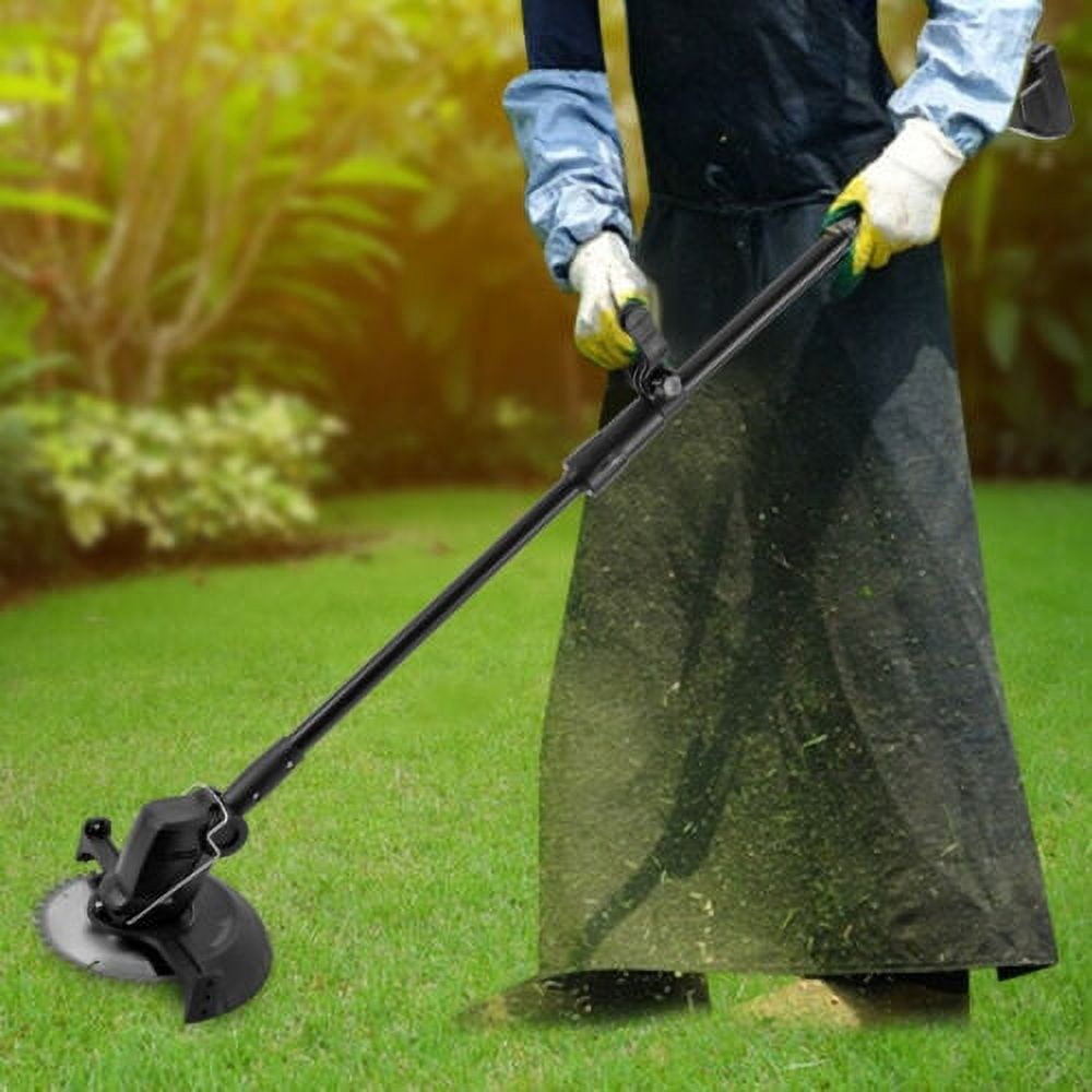 Cordless Electric String Trimmer Weed Wacker Lawn Edger Cutter Grass ...