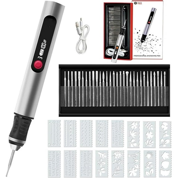 Cordless Engraving Pen, USB Rechargeable DIY Engaver & Etching Tool for ...