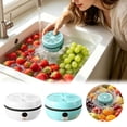 Cordless Fruit Vegetable Washing Machine USB Rechargeable Portable ...