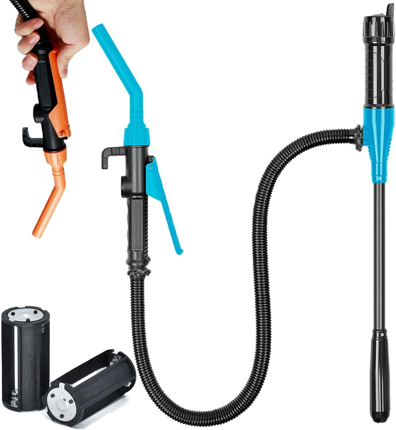 Cordless Fuel Transfer Pump, 2025 New Portable Battery Powered Fuel ...