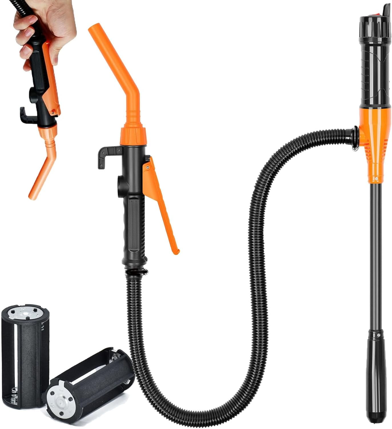 Cordless Fuel Transfer Pump, 2025 New Portable Battery Powered Fuel ...