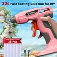 Cordless Glue Gun | Christmas Must-Have, 20s Fast Preheating Anti-Drip ...