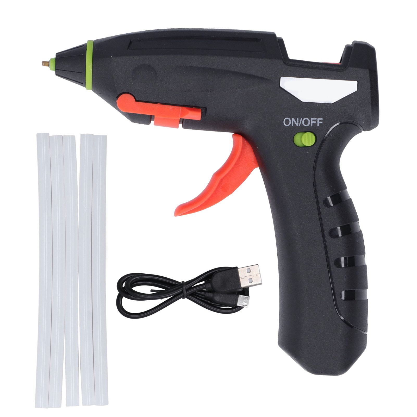 Cordless Glue Kit, USB Rechargeable, 5 Sticks, DIY Crafts Quick Repairs ...