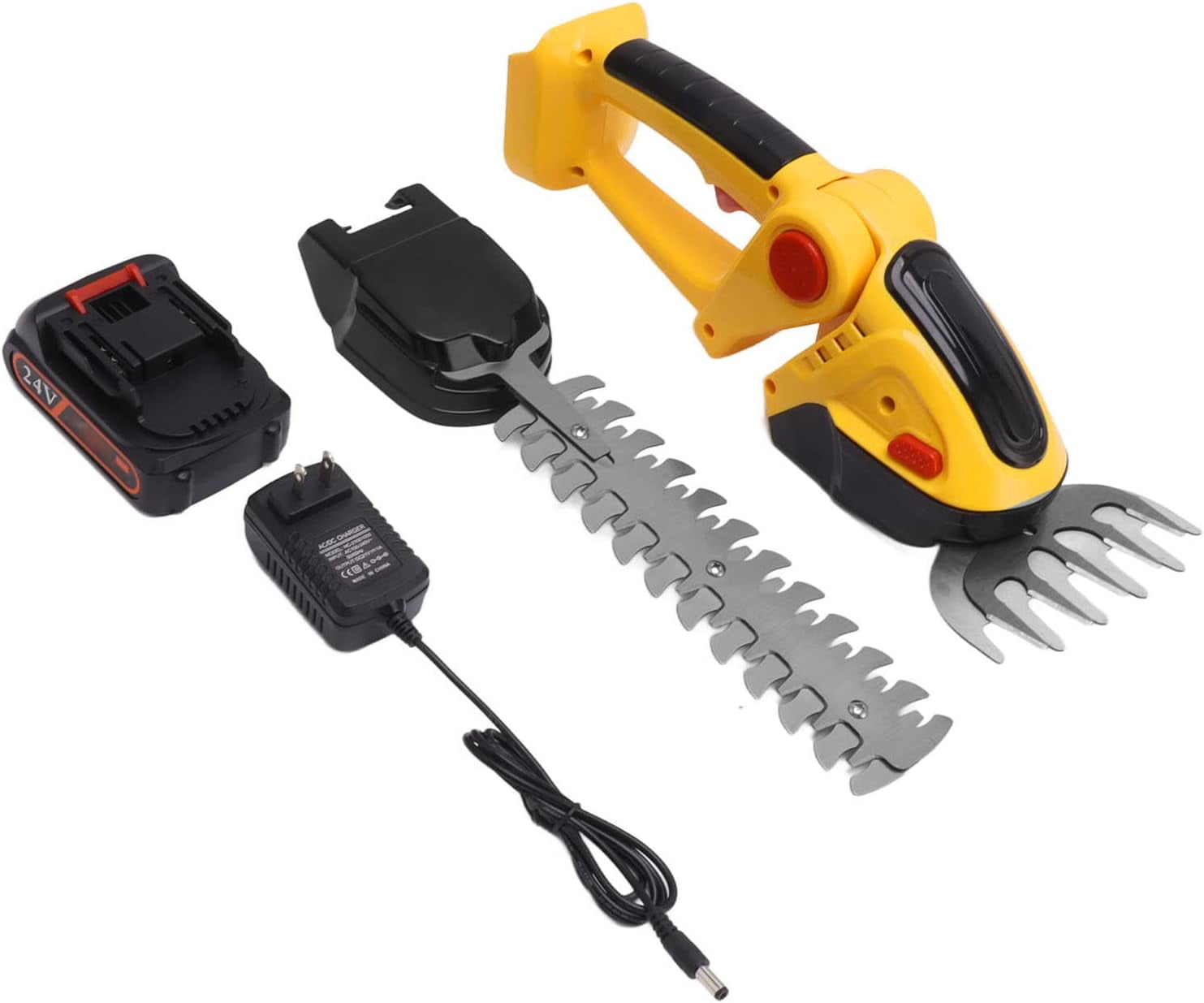 Cordless Grass Shear, 110 to 240V 0.75Kg ABS SK5 Steel 2 Tools in 1 ...