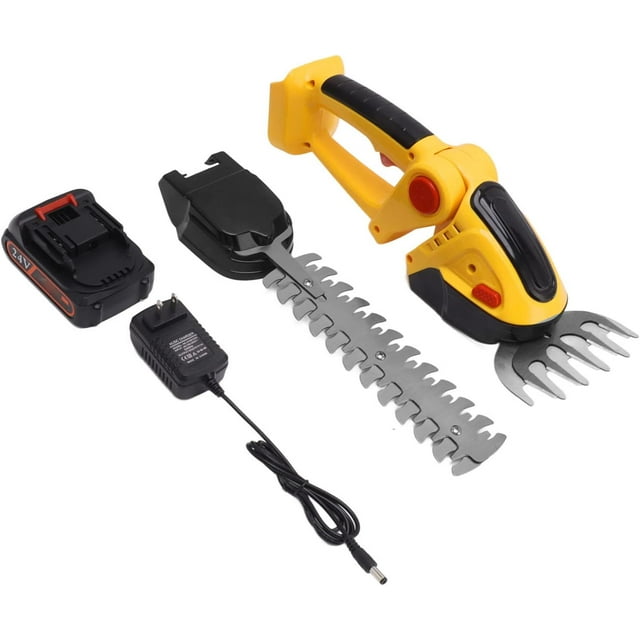Cordless Grass Shear, 110 to 240V 0.75Kg ABS SK5 Steel 2 Tools in 1 ...