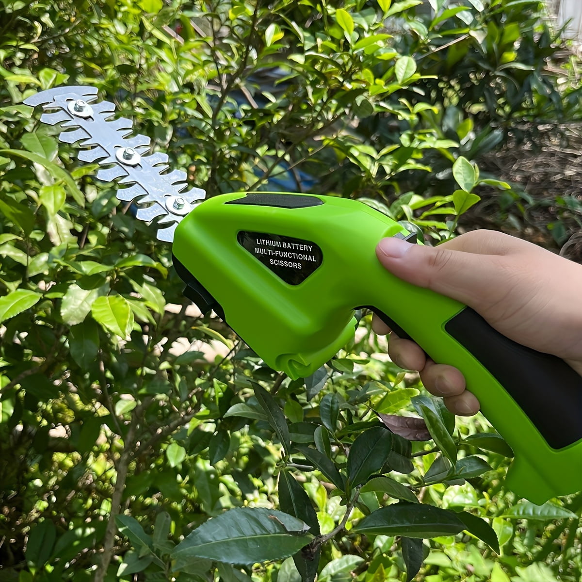 [Cordless Grass Shear] 2-in-1 Electric Handheld Cordless Grass Shear ...