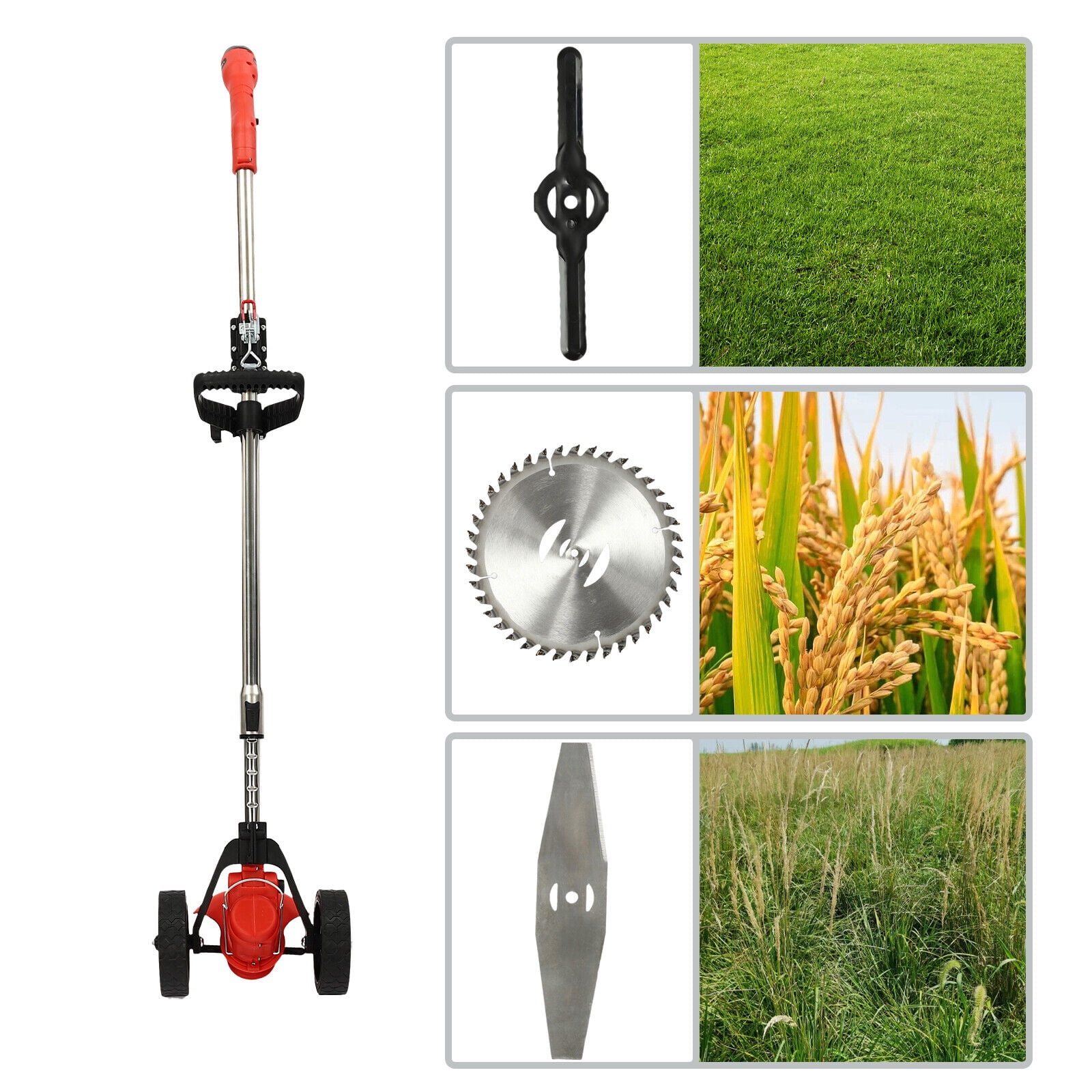 Cordless Grass Trimmer/Edger Battery Powered Grass Trimmer Garden ...