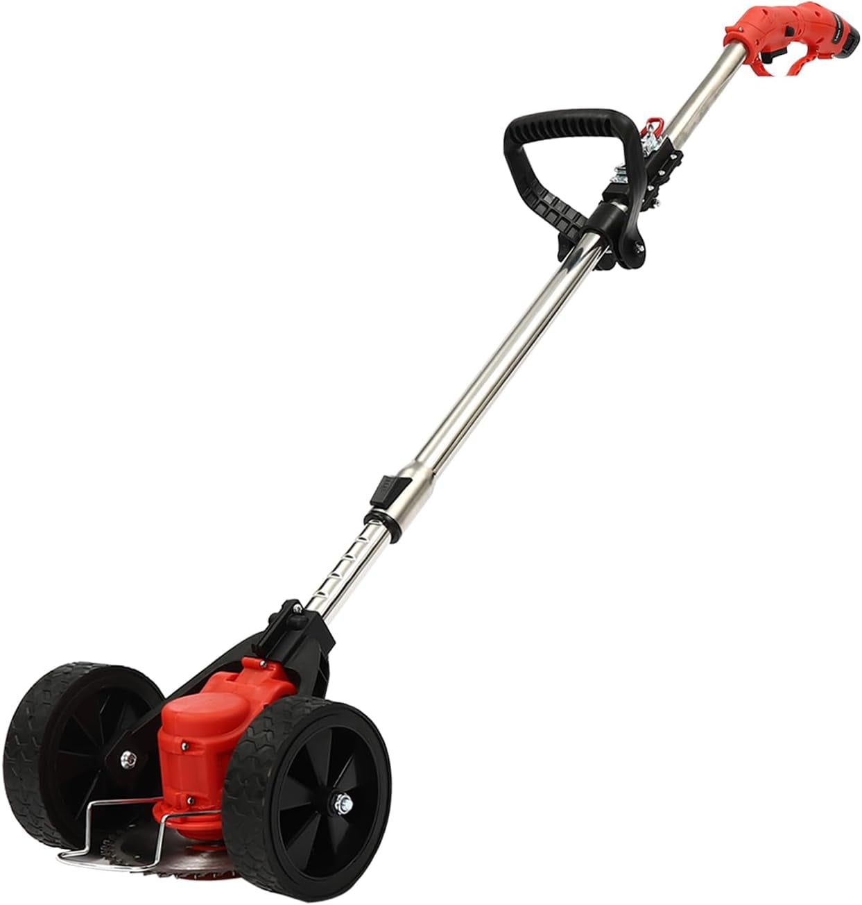 Cordless Grass Trimmer Weed Wacker, 4 in Grass Cutter Machine, 4.1FT ...