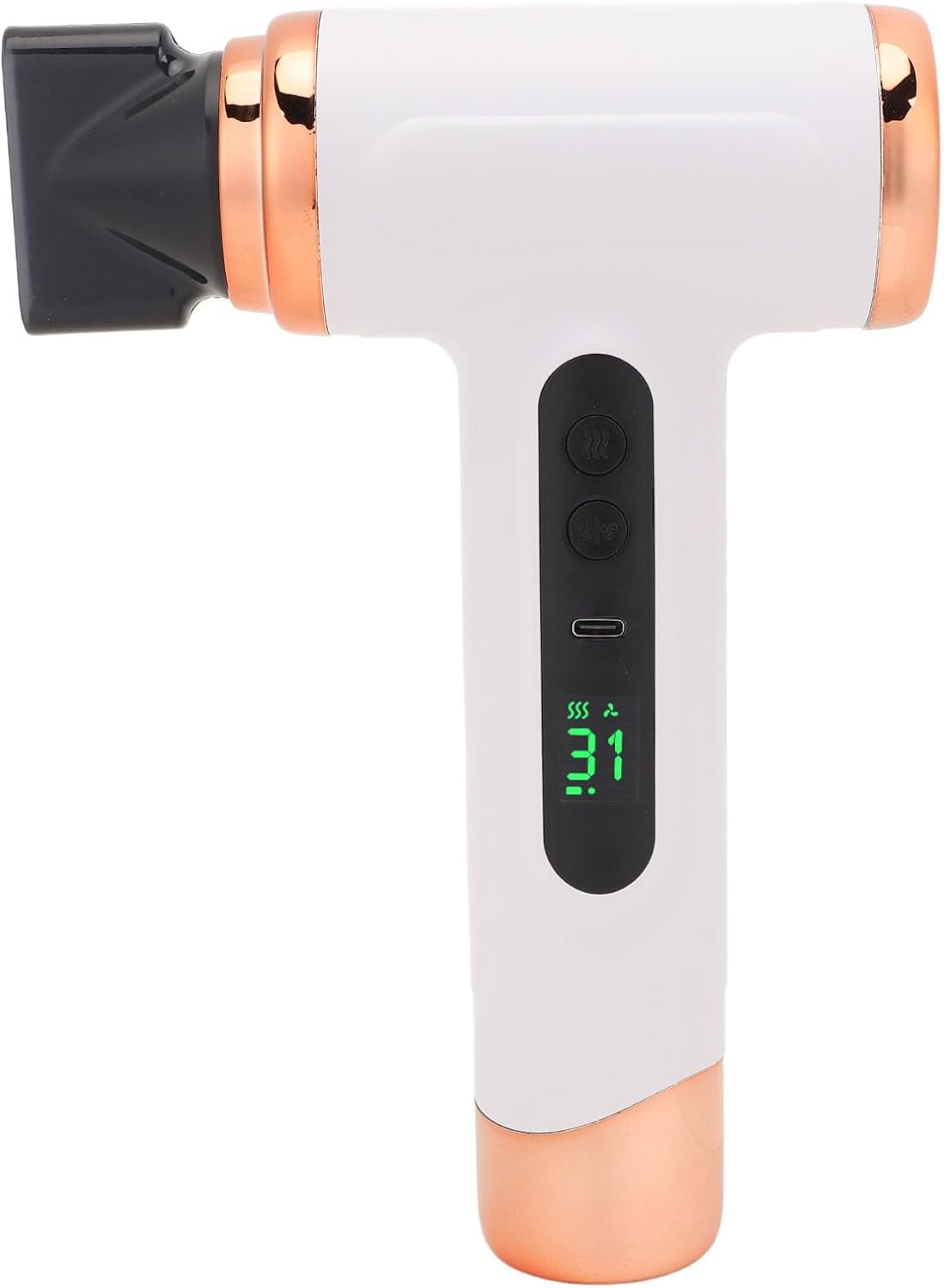 Cordless Hair Dryer, 15000mAh Professional Blow Dryer, Fast Drying with ...